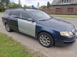 Blue Volkswagen Passat B6 2006 in Riga, with an engine capacity of 2.00 L and mileage of 410 thousand km for 400 €, photo 6 on AUTOMOTO.COM.LV