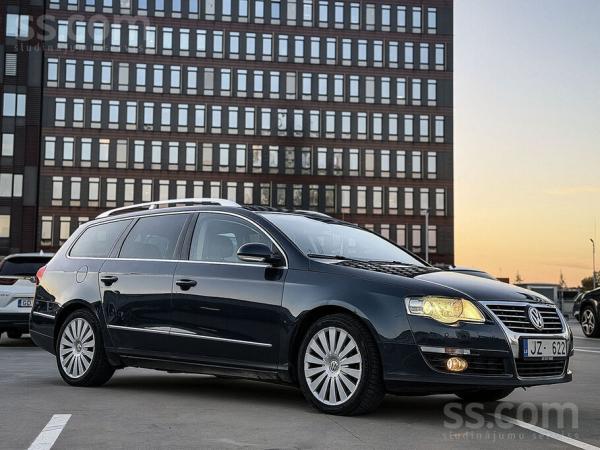 Blue Volkswagen Passat B6 2006 in Riga, with an engine capacity of 2.00 L and mileage of 0 thousand km for 1790 €, photo 8 on AUTOMOTO.COM.LV