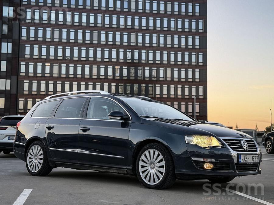 Blue Volkswagen Passat B6 2006 in Riga, with an engine capacity of 2.00 L and mileage of 0 thousand km for 1790 €, photo 8 on AUTOMOTO.COM.LV