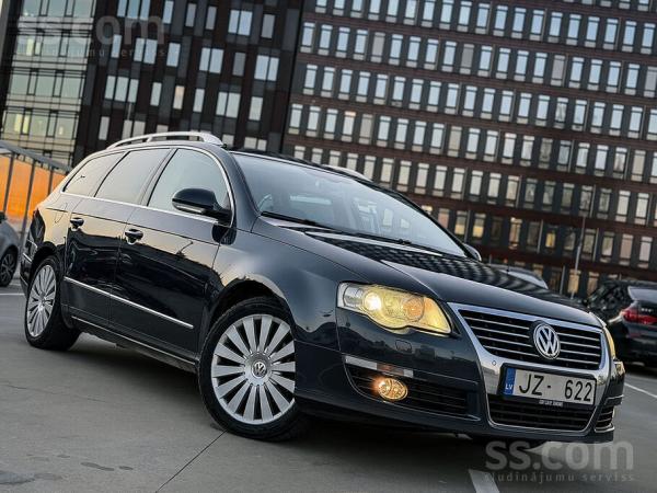 Blue Volkswagen Passat B6 2006 in Riga, with an engine capacity of 2.00 L and mileage of 0 thousand km for 1790 €, photo 9 on AUTOMOTO.COM.LV