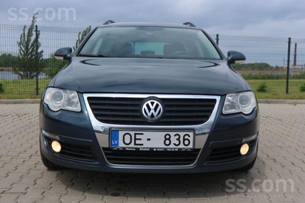 Blue Volkswagen Passat B6 2007 in Riga, with an engine capacity of 2.00 L and mileage of 237 thousand km for 3750 €, photo 3 on AUTOMOTO.COM.LV