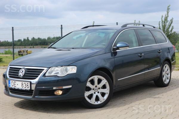 Blue Volkswagen Passat B6 2007 in Riga, with an engine capacity of 2.00 L and mileage of 237 thousand km for 3750 €, photo 4 on AUTOMOTO.COM.LV