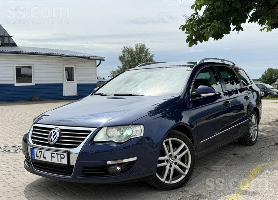 Zils Volkswagen Passat B6 2007 Valka, ar dzinēja tilpumu 2.00 L un nobraukumu 294 tūkst. km par 2599 €, foto 2 vietnē AUTOMOTO.COM.LV