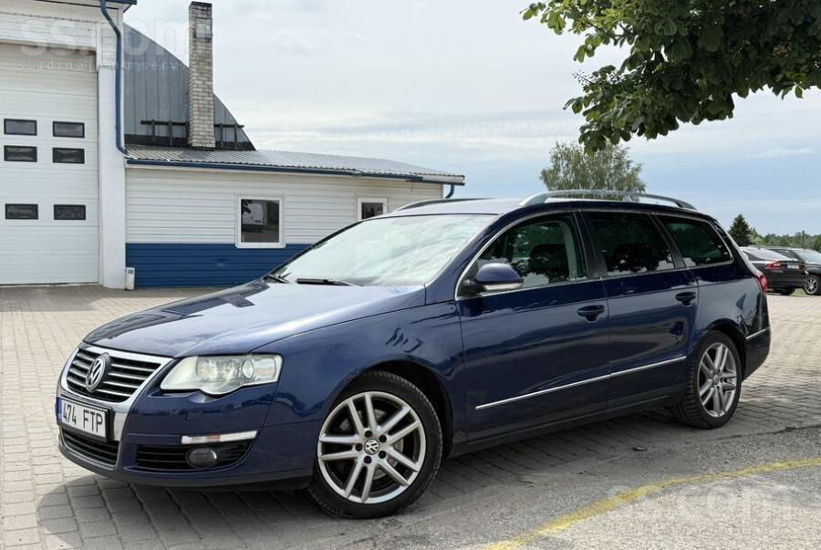 Zils Volkswagen Passat B6 2007 Valka, ar dzinēja tilpumu 2.00 L un nobraukumu 294 tūkst. km par 2599 €, foto 3 vietnē AUTOMOTO.COM.LV