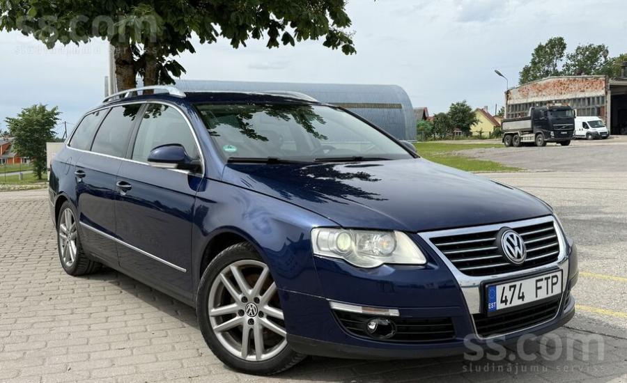 Zils Volkswagen Passat B6 2007 Valka, ar dzinēja tilpumu 2.00 L un nobraukumu 294 tūkst. km par 2599 €, foto 5 vietnē AUTOMOTO.COM.LV