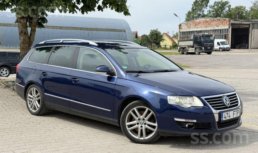 Zils Volkswagen Passat B6 2007 Valka, ar dzinēja tilpumu 2.00 L un nobraukumu 294 tūkst. km par 2599 €, foto 7 vietnē AUTOMOTO.COM.LV