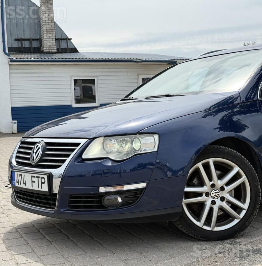 Zils Volkswagen Passat B6 2007 Valka, ar dzinēja tilpumu 2.00 L un nobraukumu 294 tūkst. km par 2599 €, foto 9 vietnē AUTOMOTO.COM.LV