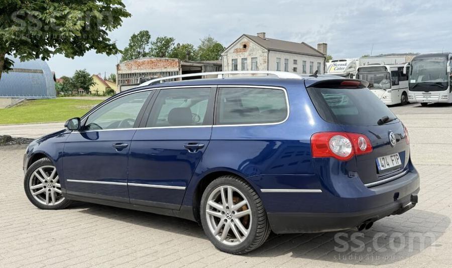 Zils Volkswagen Passat B6 2007 Valka, ar dzinēja tilpumu 2.00 L un nobraukumu 294 tūkst. km par 2599 €, foto 12 vietnē AUTOMOTO.COM.LV