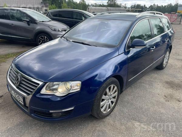 Zils Volkswagen Passat B6 2007 Talsi, ar dzinēja tilpumu 2.00 L un nobraukumu 373 tūkst. km par 1250 €, foto 1 vietnē AUTOMOTO.COM.LV