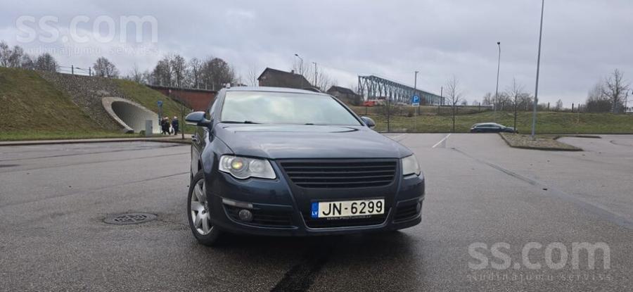 Zils Volkswagen Passat B6 2007 Daugavpils, ar dzinēja tilpumu 2.00 L un nobraukumu 519 tūkst. km par 1850 €, foto 1 vietnē AUTOMOTO.COM.LV