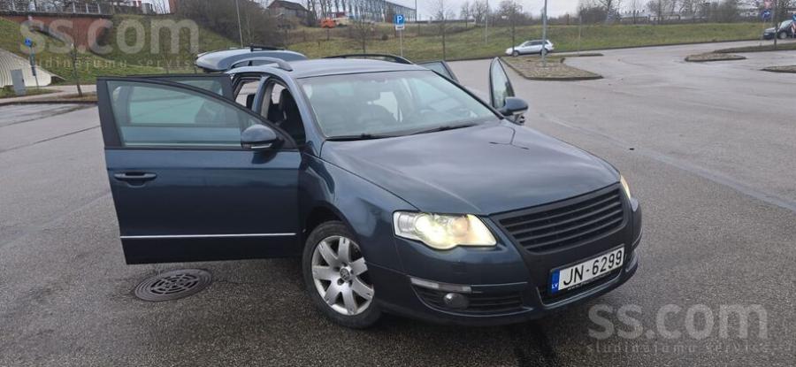 Zils Volkswagen Passat B6 2007 Daugavpils, ar dzinēja tilpumu 2.00 L un nobraukumu 519 tūkst. km par 1850 €, foto 2 vietnē AUTOMOTO.COM.LV