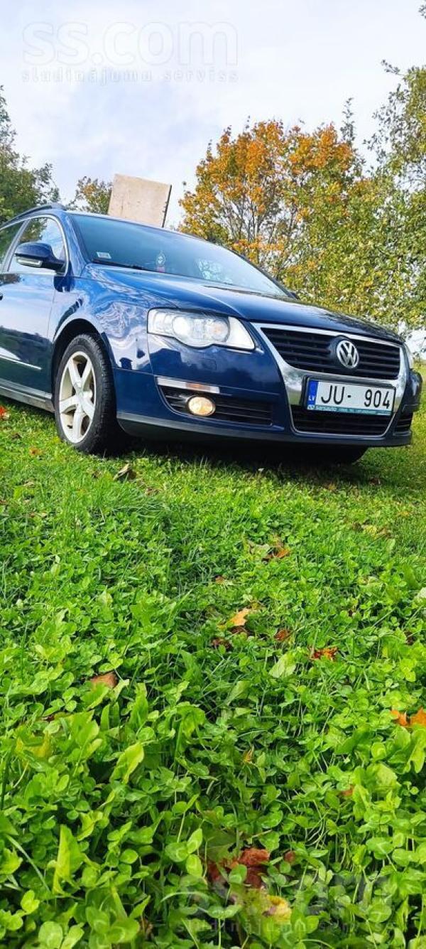 Zils Volkswagen Passat B6 2007 Daugavpils, ar dzinēja tilpumu 2.00 L un nobraukumu 382 tūkst. km par 1800 €, foto 1 vietnē AUTOMOTO.COM.LV