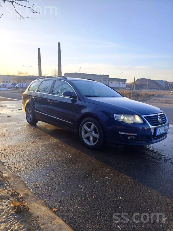 Zils Volkswagen Passat B6 2007 Daugavpils, ar dzinēja tilpumu 2.00 L un nobraukumu 382 tūkst. km par 1800 €, foto 2 vietnē AUTOMOTO.COM.LV