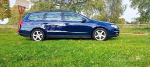 Blue Volkswagen Passat B6 2007 in Daugavpils, with an engine capacity of 2.00 L and mileage of 382 thousand km for 1800 €, photo 6 on AUTOMOTO.COM.LV