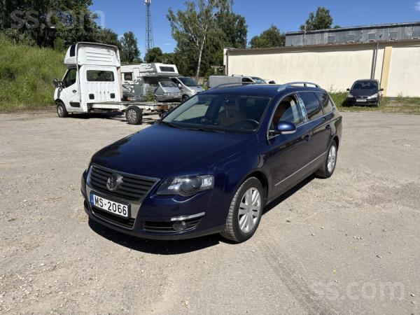 Синий Фольксваген Пассат Б6 2007 в Рига, объемом двигателя 2.00 л и пробегом 330 тыс. км за 1900 €, фото 1 на AUTOMOTO.COM.LV