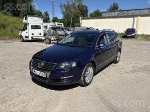 Blue Volkswagen Passat B6 2007 in Riga, with an engine capacity of 2.00 L and mileage of 330 thousand km for 1900 €, photo  on AUTOMOTO.COM.LV