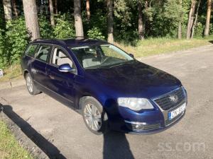 Синий Фольксваген Пассат Б6 2007 в Рига, объемом двигателя 2.00 л и пробегом 430 тыс. км за 1200 €, фото  на AUTOMOTO.COM.LV
