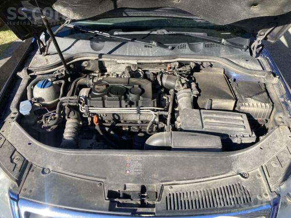 Blue Volkswagen Passat B6 2007 in Riga, with an engine capacity of 2.00 L and mileage of 430 thousand km for 1200 €, photo 8 on AUTOMOTO.COM.LV
