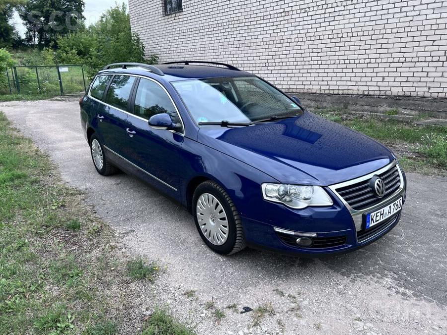 Синий Фольксваген Пассат Б6 2007 в Даугавпилс, объемом двигателя 1.90 л и пробегом 253 тыс. км за 2499 €, фото 3 на AUTOMOTO.COM.LV