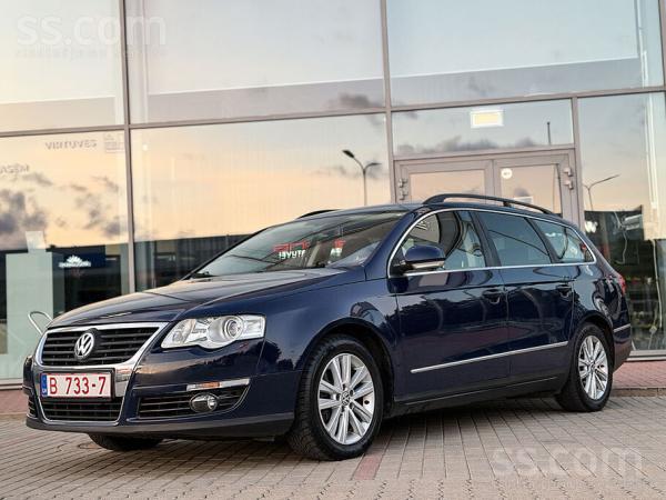 Blue Volkswagen Passat B6 2007 in Riga, with an engine capacity of 2.00 L and mileage of 321 thousand km for 1890 €, photo 2 on AUTOMOTO.COM.LV