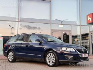Blue Volkswagen Passat B6 2007 in Riga, with an engine capacity of 2.00 L and mileage of 321 thousand km for 1890 €, photo 6 on AUTOMOTO.COM.LV
