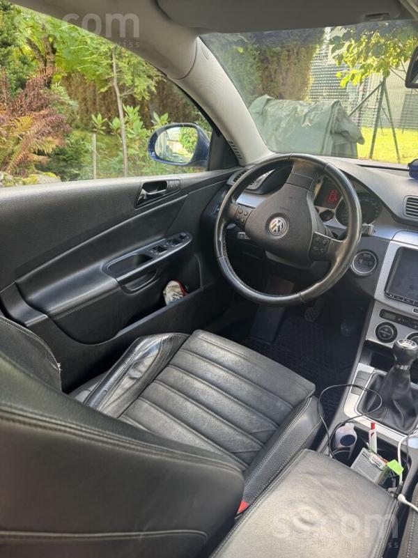 Blue Volkswagen Passat B6 2007 in Cesis, with an engine capacity of 2.00 L and mileage of 527 thousand km for 1850 €, photo 11 on AUTOMOTO.COM.LV