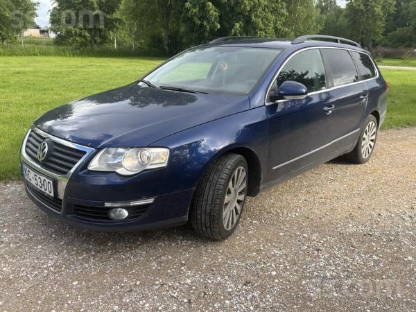 Blue Volkswagen Passat B6 2008 in Talsi, with an engine capacity of 2.00 L and mileage of 412 thousand km for 1600 €, photo 5 on AUTOMOTO.COM.LV