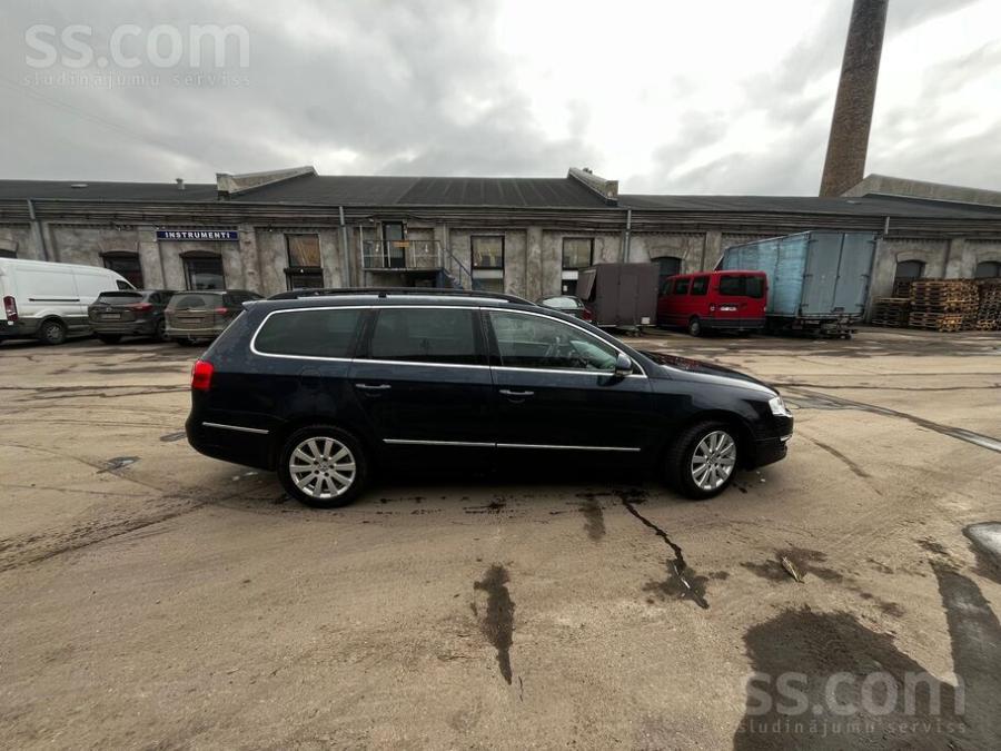 Blue Volkswagen Passat B6 2008 in Riga, with an engine capacity of 2.00 L and mileage of 290 thousand km for 1850 €, photo 3 on AUTOMOTO.COM.LV