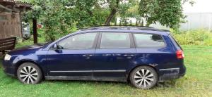 Blue Volkswagen Passat B6 2008 in Jelgava, with an engine capacity of 1.90 L and mileage of 389 thousand km for 1650 €, photo  on AUTOMOTO.COM.LV