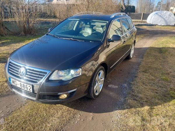Brown Volkswagen Passat B6 2006 in Dobele, with an engine capacity of 2.00 L and mileage of 439 thousand km for 1350 €, photo 1 on AUTOMOTO.COM.LV
