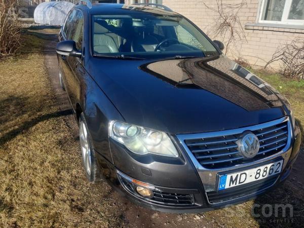Brown Volkswagen Passat B6 2006 in Dobele, with an engine capacity of 2.00 L and mileage of 439 thousand km for 1350 €, photo 2 on AUTOMOTO.COM.LV
