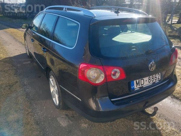 Brown Volkswagen Passat B6 2006 in Dobele, with an engine capacity of 2.00 L and mileage of 439 thousand km for 1350 €, photo 4 on AUTOMOTO.COM.LV