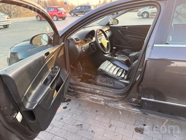 Brown Volkswagen Passat B6 2006 in Rezekne, with an engine capacity of 2.00 L and mileage of 430 thousand km for 1400 €, photo 9 on AUTOMOTO.COM.LV