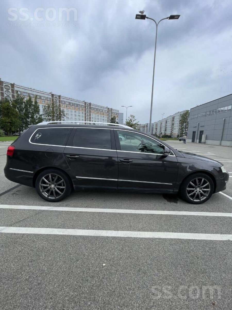 Brown Volkswagen Passat B6 2007 in Riga, with an engine capacity of 2.00 L and mileage of 338 thousand km for 1600 €, photo 4 on AUTOMOTO.COM.LV
