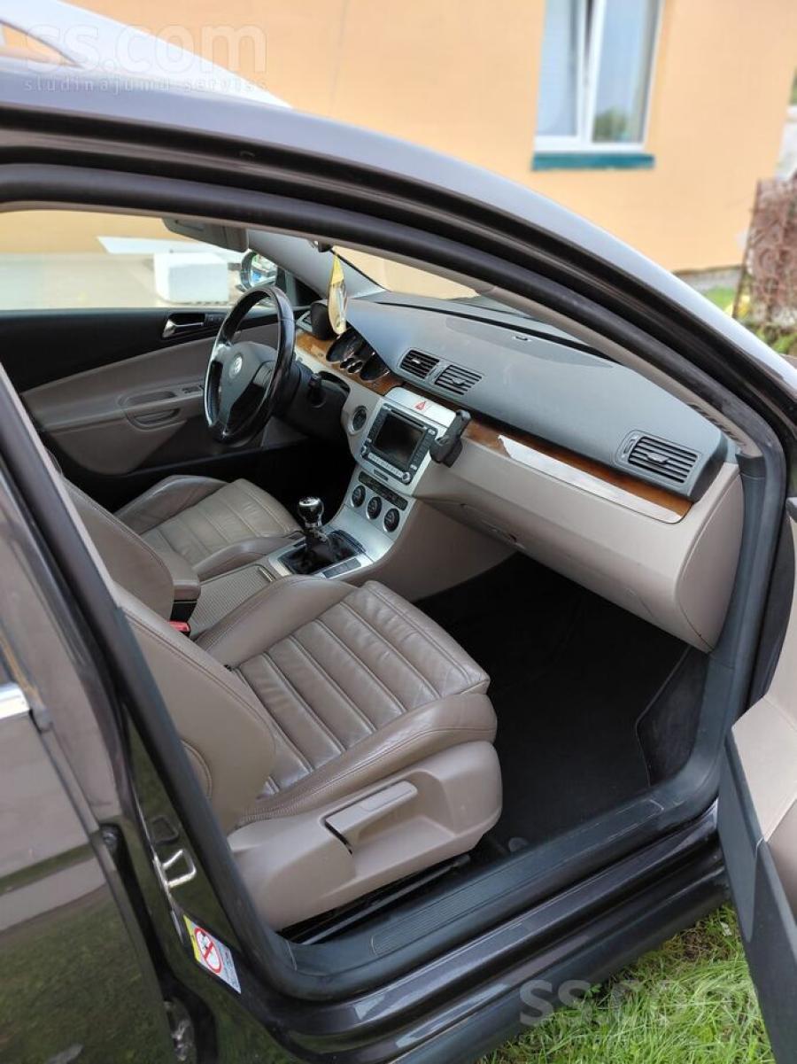 Brūns Volkswagen Passat B6 2007 Rīga, ar dzinēja tilpumu 2.00 L un nobraukumu 307 tūkst. km par 2000 €, foto 6 vietnē AUTOMOTO.COM.LV