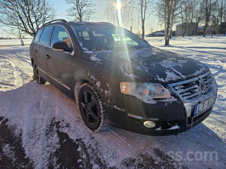 Brown Volkswagen Passat B6 2008 in Dobele, with an engine capacity of 2.00 L and mileage of 371 thousand km for 1500 €, photo 2 on AUTOMOTO.COM.LV
