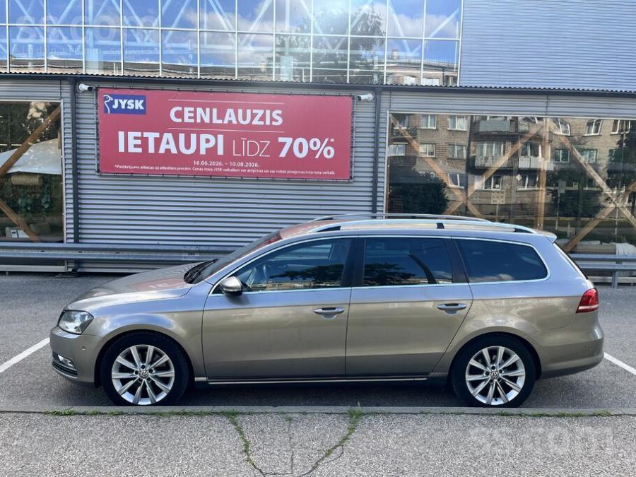 Brown Volkswagen Passat B6 2014 in Daugavpils, with an engine capacity of 1.60 L and mileage of 284 thousand km for 5800 €, photo 4 on AUTOMOTO.COM.LV