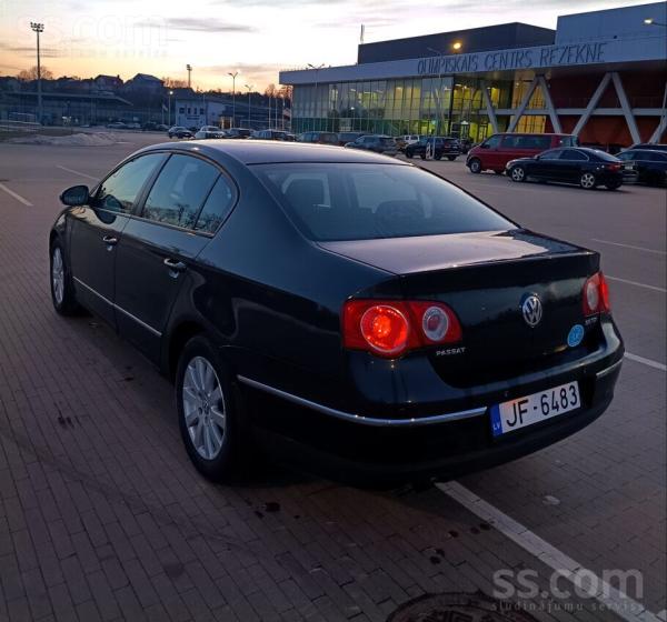 Green Volkswagen Passat B6 2006 in Rezekne, with an engine capacity of 2.00 L and mileage of 316 thousand km for 1150 €, photo 6 on AUTOMOTO.COM.LV