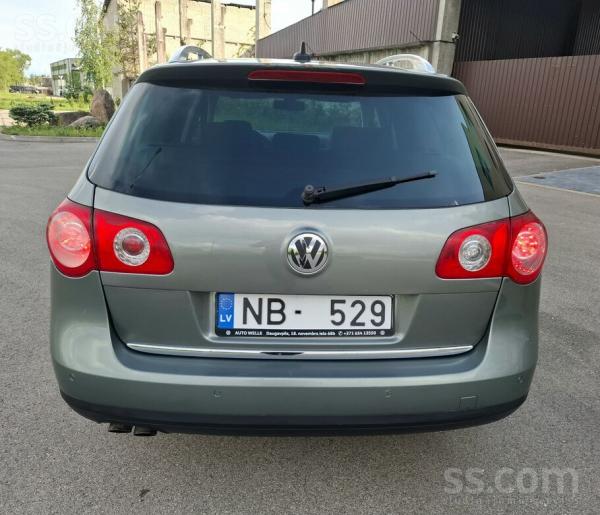Green Volkswagen Passat B6 2007 in Daugavpils, with an engine capacity of 2.00 L and mileage of 316 thousand km for 1900 €, photo 10 on AUTOMOTO.COM.LV
