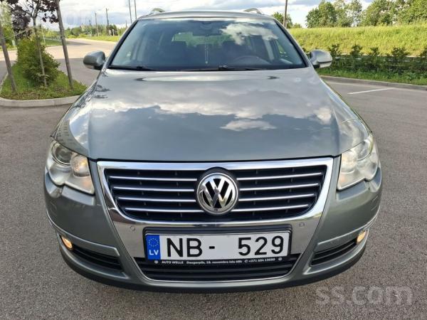 Green Volkswagen Passat B6 2007 in Daugavpils, with an engine capacity of 2.00 L and mileage of 316 thousand km for 550 €, photo 6 on AUTOMOTO.COM.LV