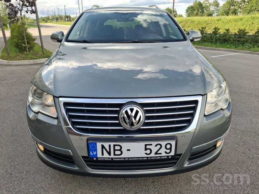 Green Volkswagen Passat B6 2007 in Daugavpils, with an engine capacity of 2.00 L and mileage of 316 thousand km for 550 €, photo 6 on AUTOMOTO.COM.LV
