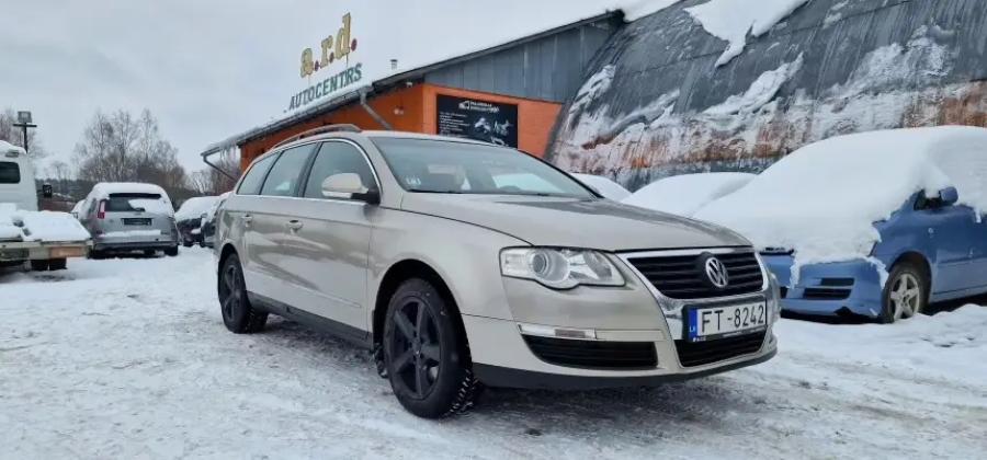 Grey Volkswagen Passat B6 2006 in Valmiera, with an engine capacity of 2.00 L and mileage of 307 thousand km for 2150 €, photo 1 on AUTOMOTO.COM.LV