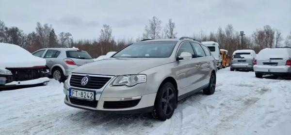 Серый Фольксваген Пассат Б6 2006 в Валмиера, объемом двигателя 2.00 л и пробегом 307 тыс. км за 2150 €, фото 7 на AUTOMOTO.COM.LV