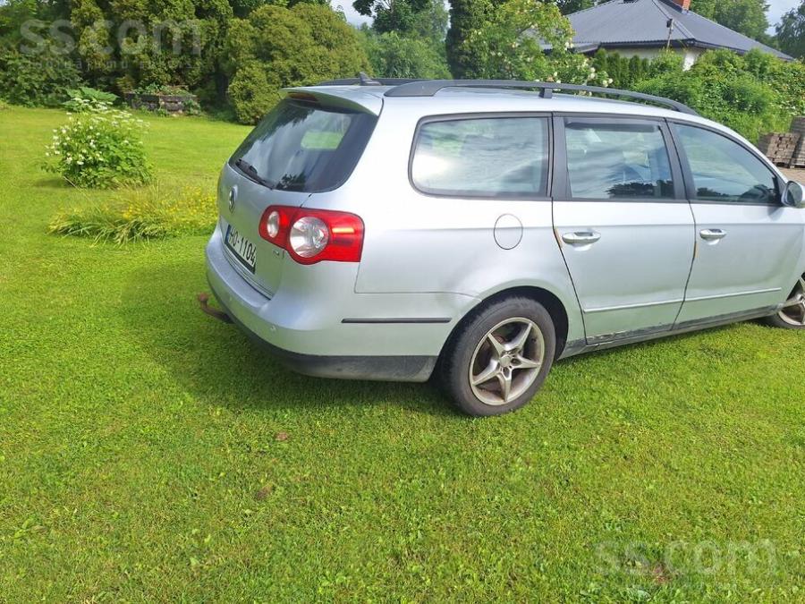 Pelēks Volkswagen Passat B6 2007 Rīga, ar dzinēja tilpumu 1.90 L un nobraukumu 345 tūkst. km par 1500 €, foto 5 vietnē AUTOMOTO.COM.LV