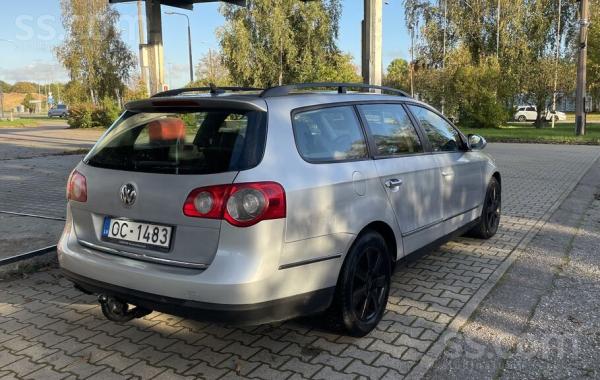 Pelēks Volkswagen Passat B6 2007 Ventspils, ar dzinēja tilpumu 2.00 L un nobraukumu 440 tūkst. km par 1300 €, foto 4 vietnē AUTOMOTO.COM.LV