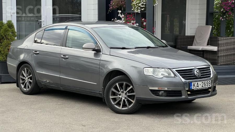 Pelēks Volkswagen Passat B6 2005 Rīga, ar dzinēja tilpumu 2.00 L un nobraukumu 0 tūkst. km par 1199 €, foto 4 vietnē AUTOMOTO.COM.LV