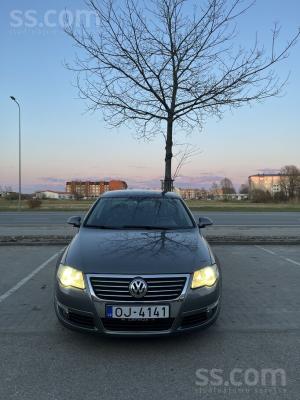 Grey Volkswagen Passat B6 2006 in Riga, with an engine capacity of 2.00 L and mileage of 190 thousand km for 1350 €, photo  on AUTOMOTO.COM.LV