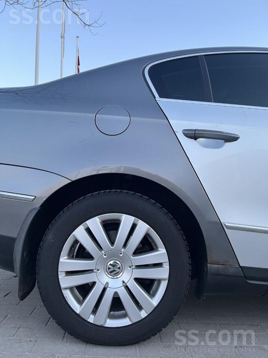 Pelēks Volkswagen Passat B6 2006 Rīga, ar dzinēja tilpumu 2.00 L un nobraukumu 190 tūkst. km par 1350 €, foto 13 vietnē AUTOMOTO.COM.LV