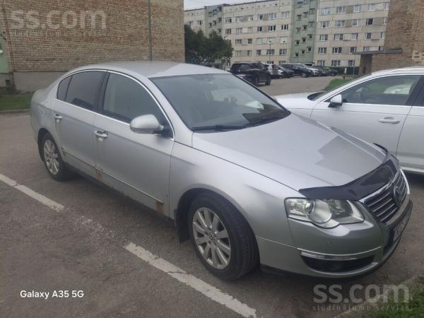 Grey Volkswagen Passat B6 2006 in Riga, with an engine capacity of 2.00 L and mileage of 386 thousand km for 700 €, photo 2 on AUTOMOTO.COM.LV