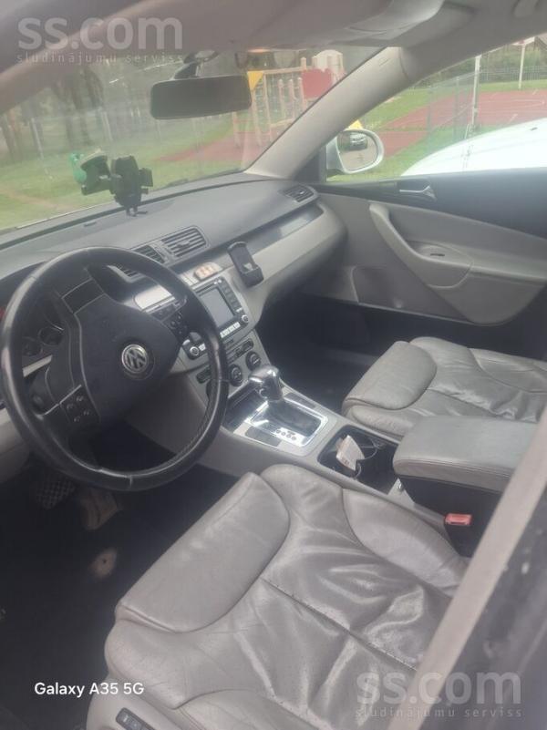 Grey Volkswagen Passat B6 2006 in Riga, with an engine capacity of 2.00 L and mileage of 386 thousand km for 700 €, photo 8 on AUTOMOTO.COM.LV
